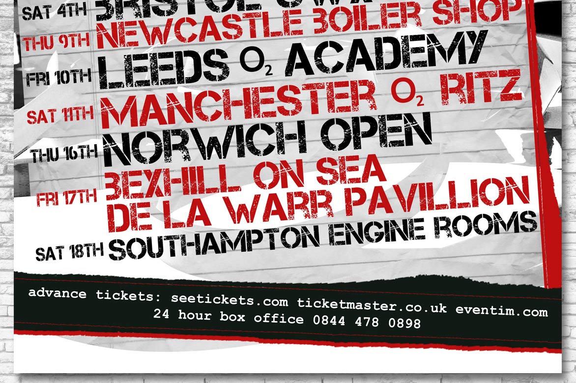 The Undertones Poster Design - Gigsville - Service To Venues - Support ...